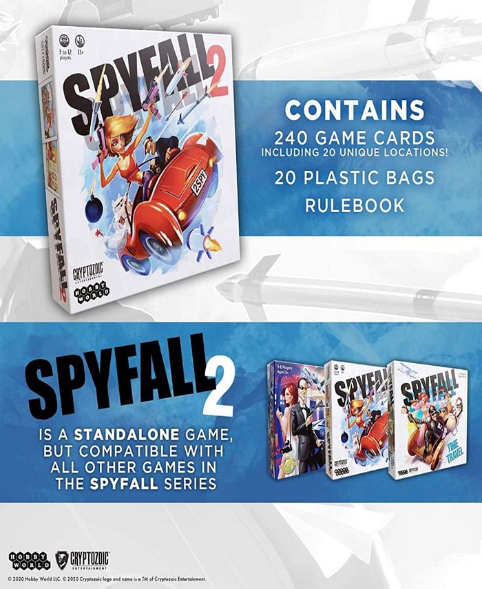 CRYPTOZOIC Spyfall 2 the Perfect Party Game Find the Spy Before Time ...