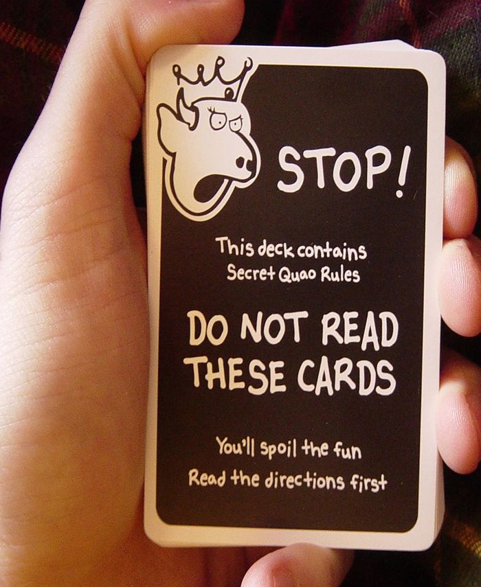 Zobmondo Quao 127 Card Game Set for Social Groups, Teens, Students and ...