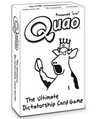 Zobmondo Quao 127 Card Game Set for Social Groups, Teens, Students and ...