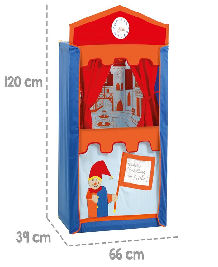 Roba-Kids Punch Judy Show Wooden Free Standing Hand Puppet Theater 11 ...