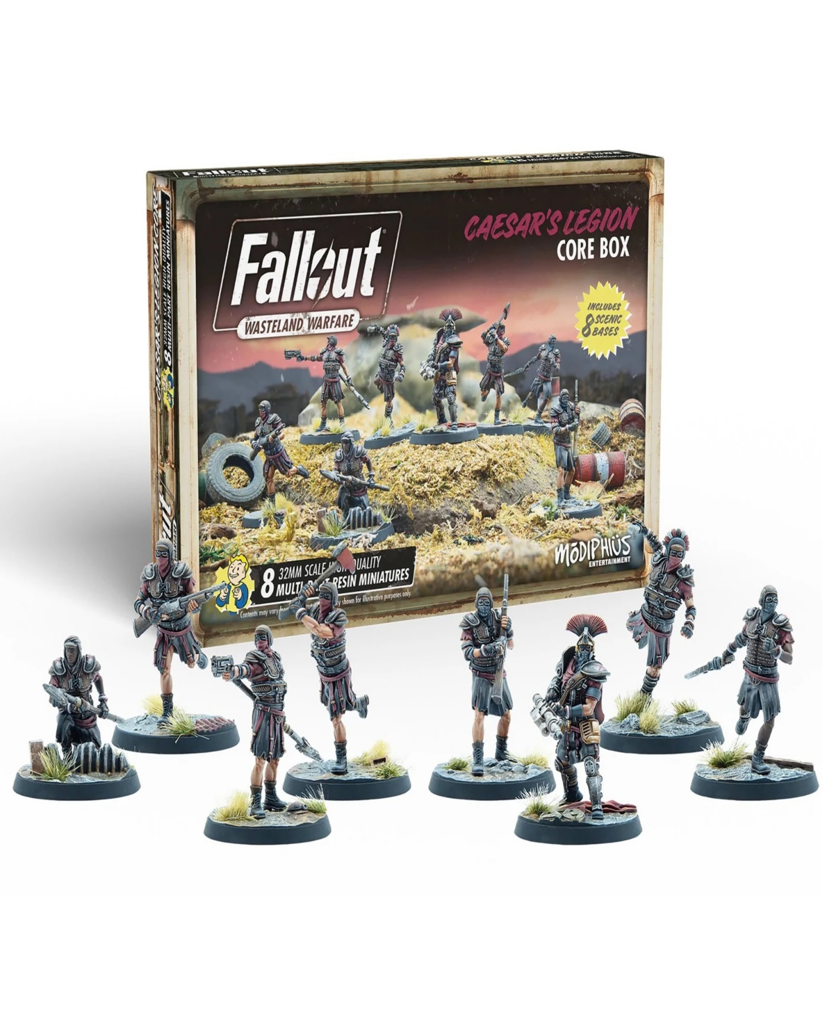 Modiphius Fallout Wasteland Warfare Caesar's Legion Core Box Role ...