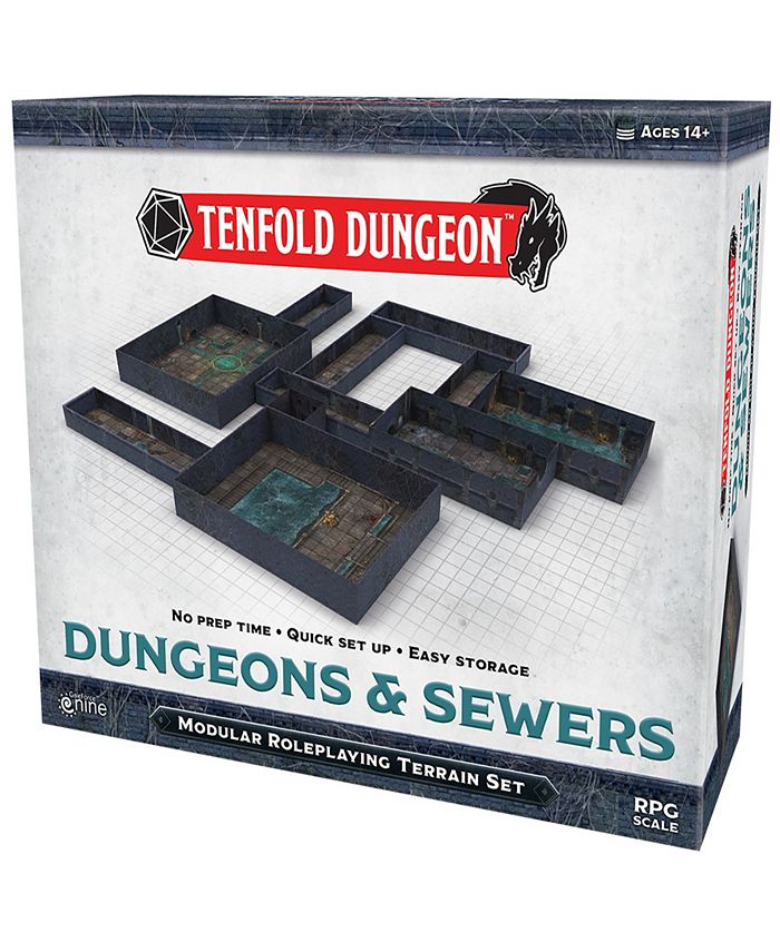 Gale Force Nine Tenfold Dungeon Dungeons Sewers Modular Roleplaying ...