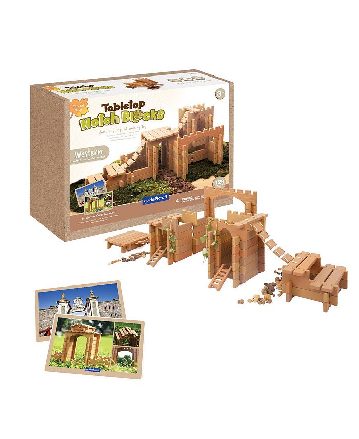 Guidecraft Notch Blocks - Western 129 Piece Set - Macy's