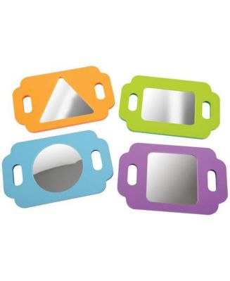 Edushape Infant and Toddler Easy Grasp Shape Mirrors - Set of 4 ...