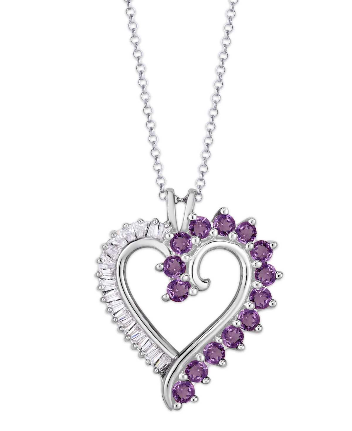 Click here for Macys Simulated Sapphire Baguette and Cubic Zircon... prices