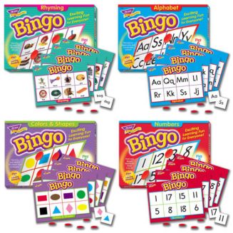 Trend Enterprises Bingo Games - Set of 4 - Macy's