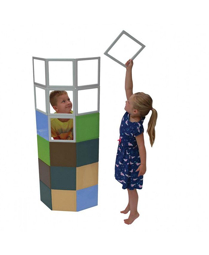 Panelcraft Earth Solids Magnetic Building Set - Set of 19 - Macy's