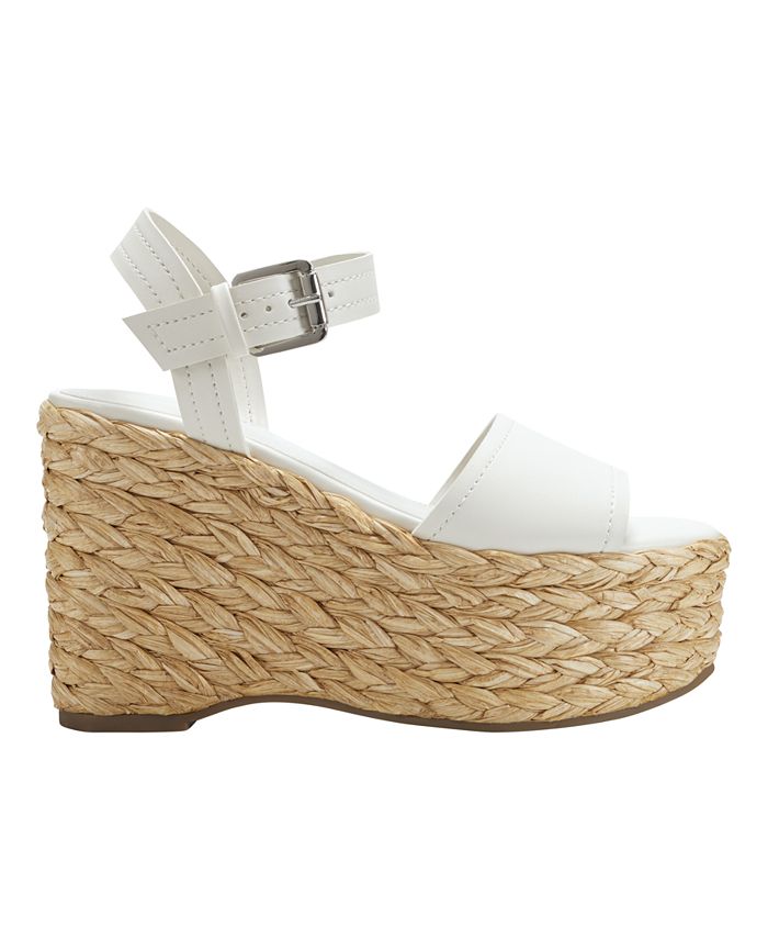Marc Fisher Women's Burian Espadrille Wedge Dress Sandals - Macy's
