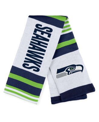 Women's WEAR by Erin Andrews Seattle Seahawks Jacquard Striped Scarf ...