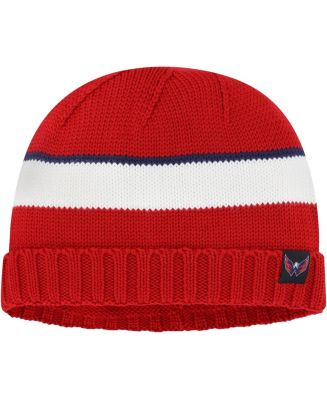 Men's adidas Red Washington Capitals Fisherman Beanie - Macy's