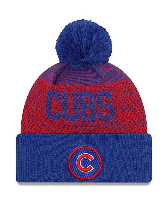 New Era Men's Royal Chicago Cubs Authentic Collection Sport Cuffed Knit ...
