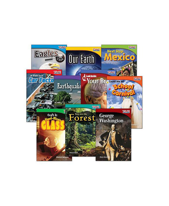 Shell Education TIME FOR KIDS Nonfiction Readers Grade 2 Set 1 - 10 ...