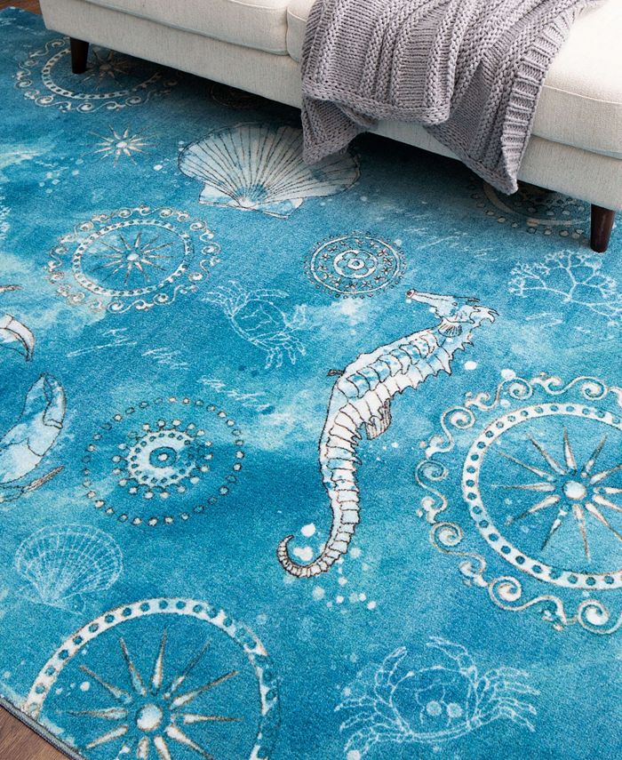 Mohawk Prismatic Coastal Splash 5' x 8' Area Rug - Macy's