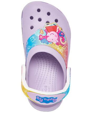 Crocs Big Girls Peppa Pig Classic Clogs from Finish Line & Reviews ...