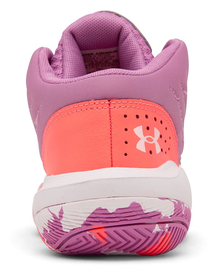 Under Armour Little Girls UA Jet 21 Basketball Sneakers from Finish ...