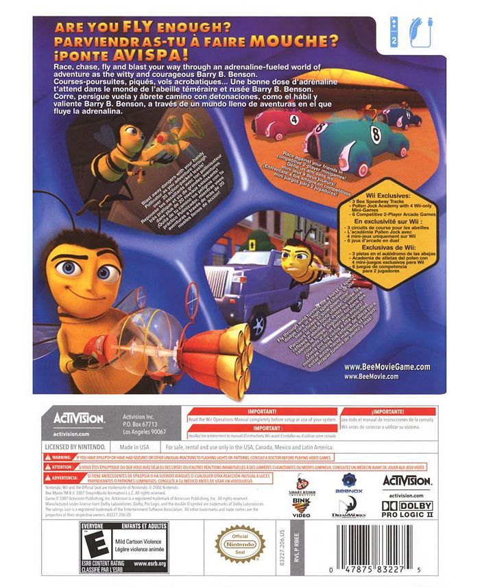 Activision Bee Movie - Nintendo Wii - Macy's