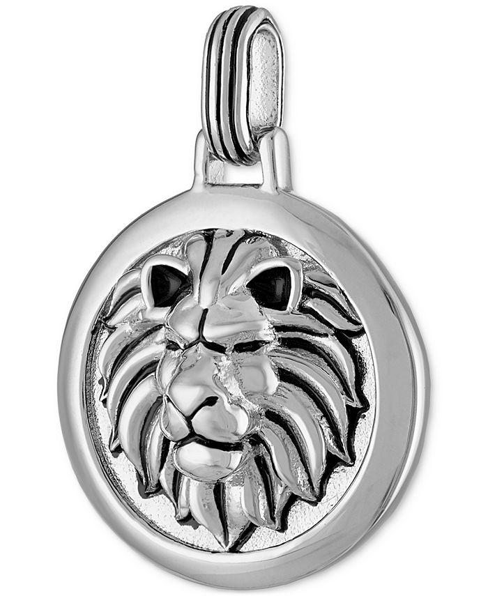 Esquire Men's Jewelry Lion Amulet Pendant in Sterling Silver, Created ...