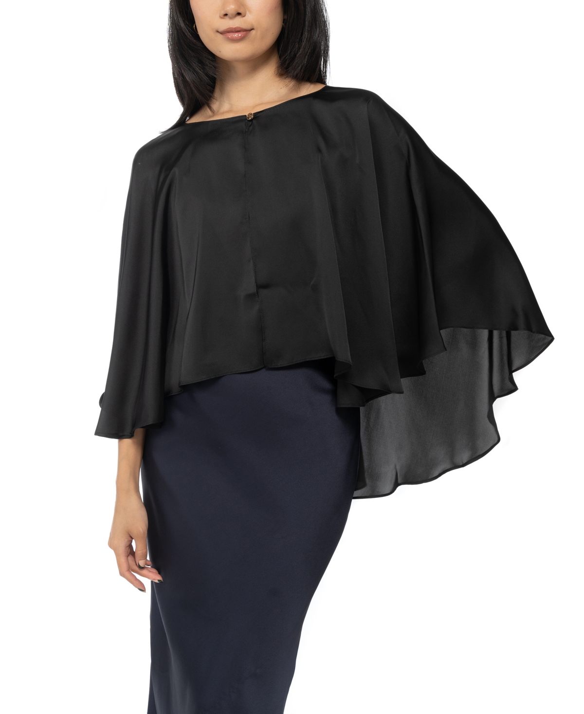 Click here for Giani Bernini Womens Satin Capelet Evening Wrap wi... prices