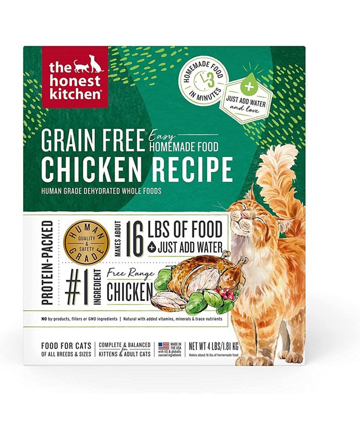 The Honest Kitchen Cat Food Green Free Trky&chkn - Case of 8-4 LB - Macy's