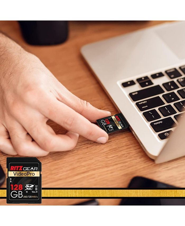 Ritz Gear Extreme Performance Video Pro 128GB 4K 8K Ultra HD SD Card ...