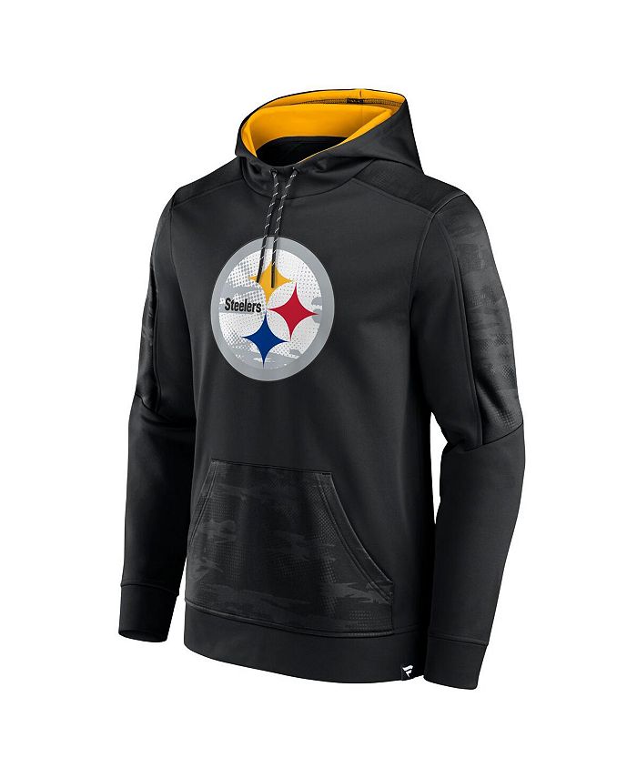Fanatics Men's Branded Black Pittsburgh Steelers On The Ball Pullover ...