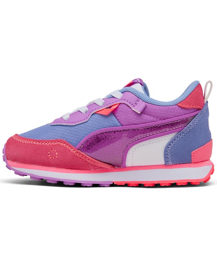 Puma Toddler Girls Rider FV Glitz Casual Sneakers from Finish Line - Macy's