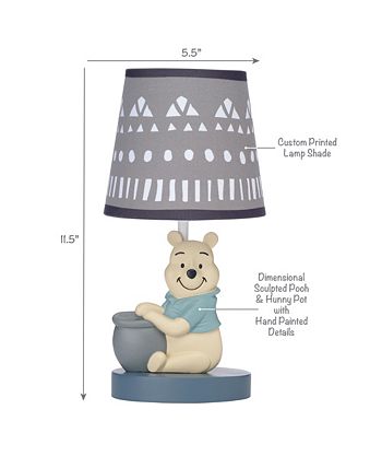 Lambs & Ivy Disney Baby Forever Pooh Gray Lamp with Shade & Bulb - Macy's