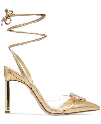 Sam Edelman Adrian Lace Up Evening Pumps - Macy's