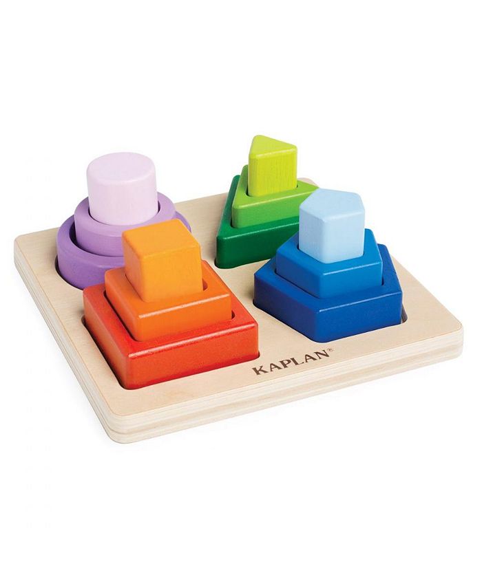 Kaplan Early Learning Nest and Stack Shapes - 12 Pieces - Macy's