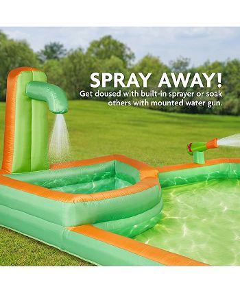 Sunny & Fun Inflatable Water Slide & Blow up Pool, Kids Water Park - Macy's