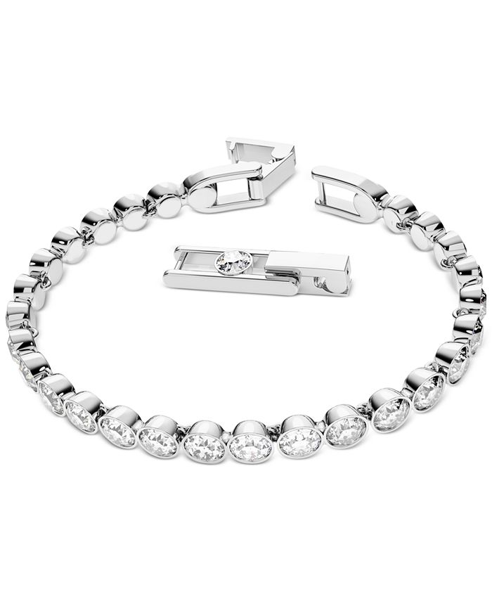 Swarovski Crystal Tennis Bracelet - Macy's