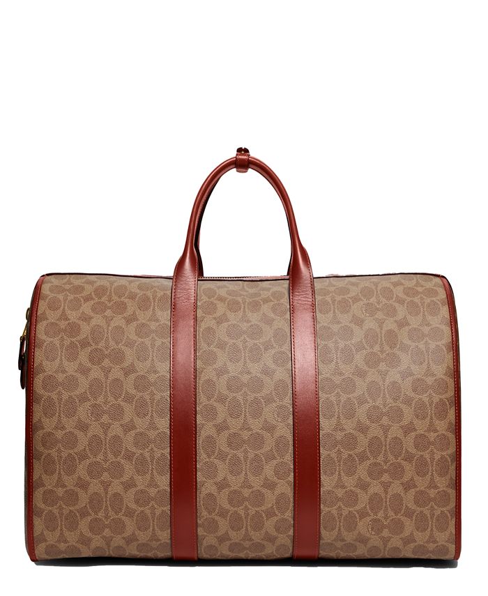 COACH Gotham Duffle In Signature Canvas - Macy's