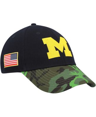 Men's Jordan Black, Camo Michigan Wolverines Veterans Day 2Tone ...