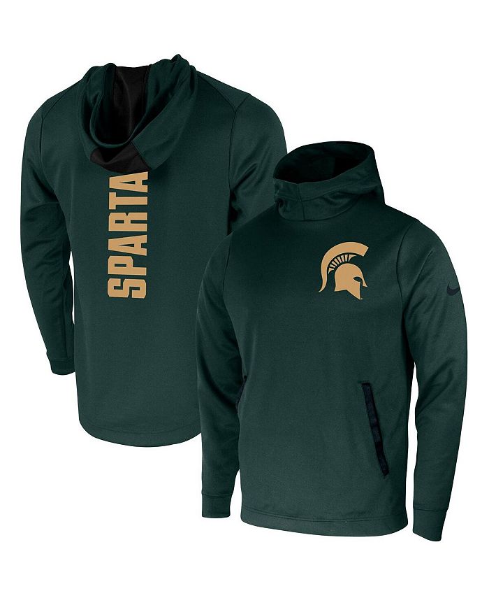 Nike Men's Green Michigan State Spartans 2-Hit Performance Pullover ...