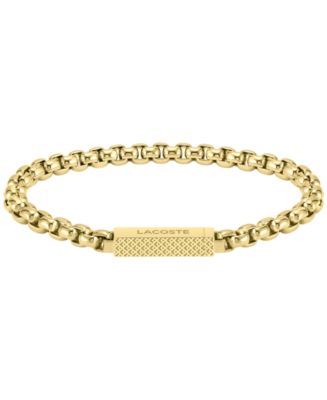 Lacoste Men's Box Chain Bracelet - Macy's