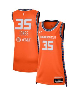 Women's Nike Jonquel Jones Orange Connecticut Sun Explorer Edition ...