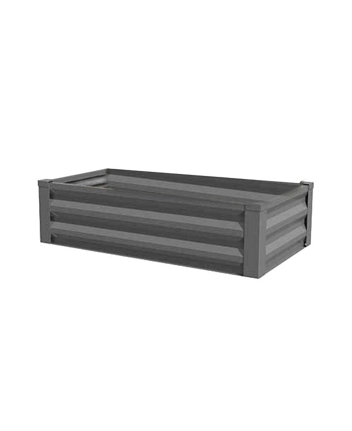 Panacea Raised Garden Bed, Antique Iron, 3.9'L x 2'W - Macy's