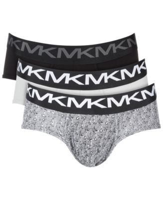 Michael Kors Men's Performance Cotton Fashion Low-Rise Briefs, Pack of ...