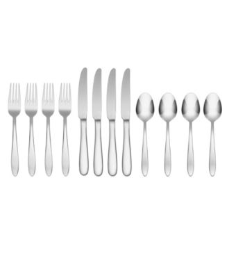 Oneida Mooncrest 12 Piece Everyday Flatware Set - Macy's