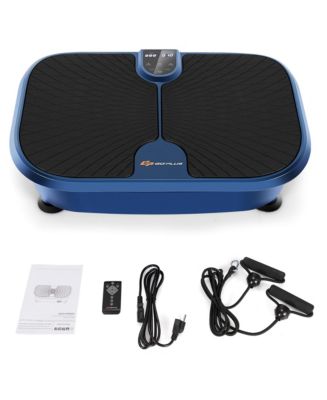 Mini Vibration Plate Fitness Exercise Machine with Remote Control - Macy's