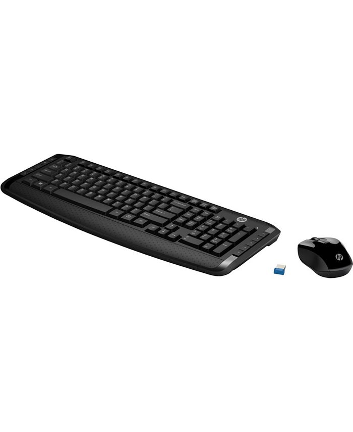 HP 3ML04AA-ABL HP Wireless Keyboard & Mouse 300 Combo - Macy's