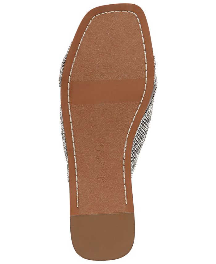 Sam Edelman Issie Embellished Knotted Slide Sandals - Macy's