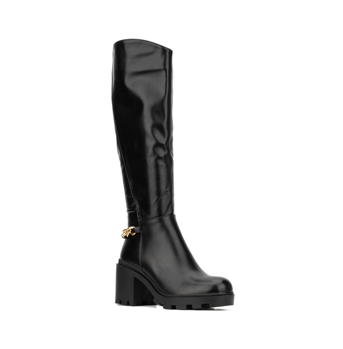 Click here for Torgeis Womens Athena Tall Boot - Black prices