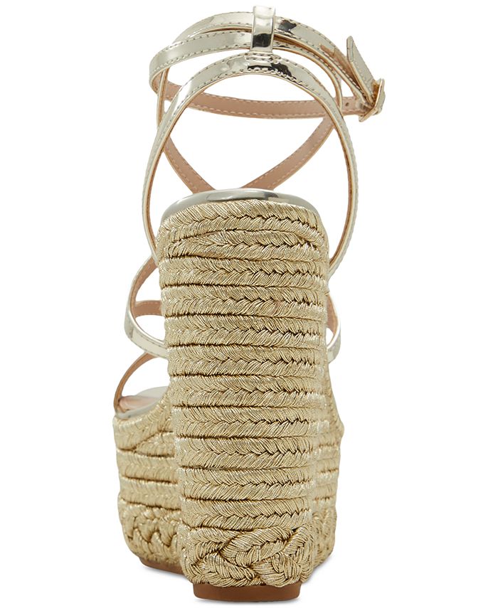 ALDO Women's Portofino Strappy Platform Wedge Sandals - Macy's