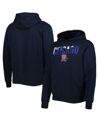Men's New Era Navy Chicago Bears Ink Dye Pullover Hoodie - Macy's