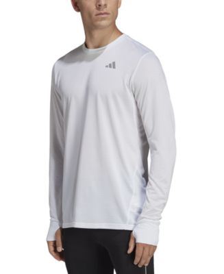 adidas Men's Own the Run Long-Sleeve Running Top - Macy's