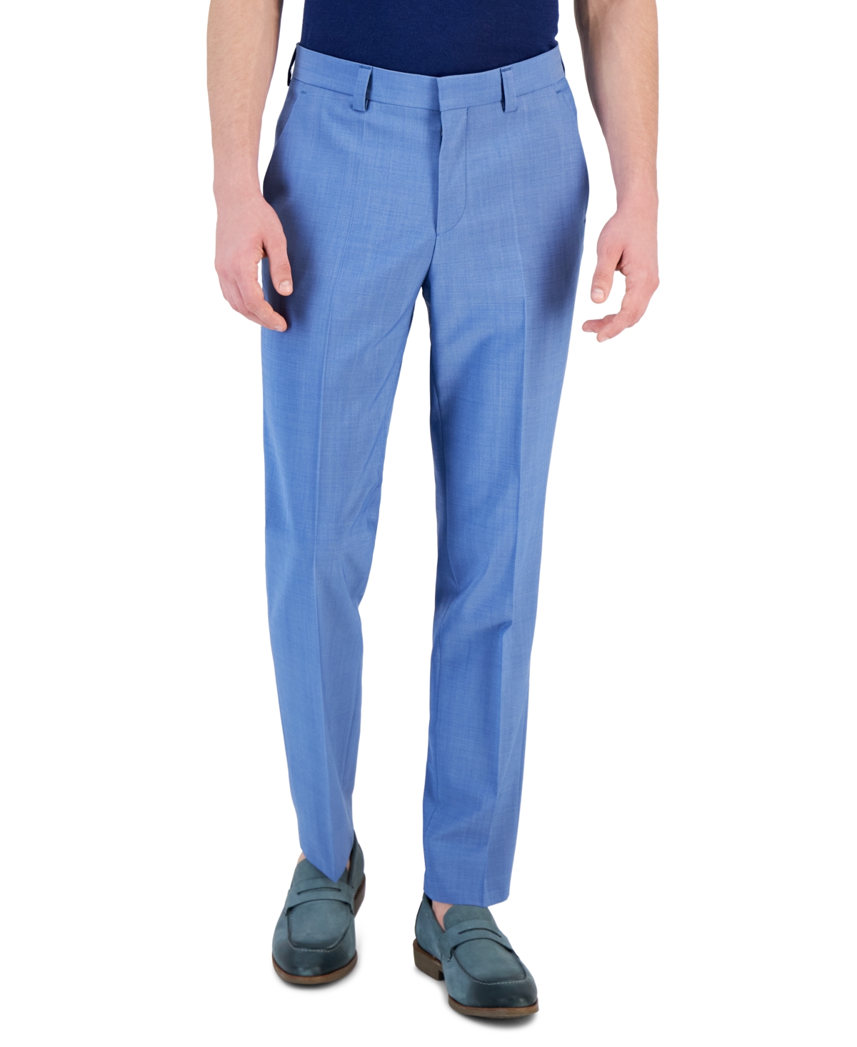 Click here for Hugo by Hugo Boss Mens Modern-Fit Light Blue Super... prices