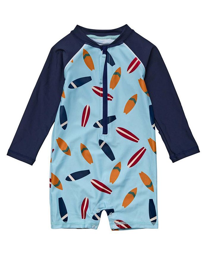 Snapper Rock Infant Boys Retro Surf LS Sunsuit - Macy's