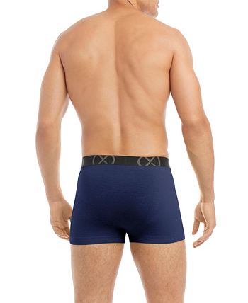 2(x)ist Men's Cotton Stretch No Show Performance Trunk, Pack of 3 ...