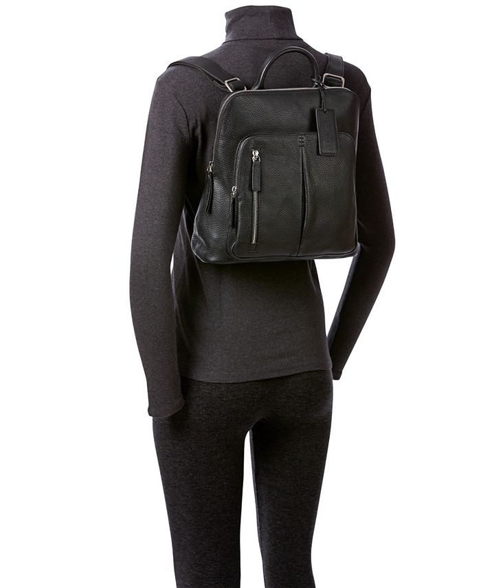 Mancini Women's Pebbled Brigette Backpack - Macy's